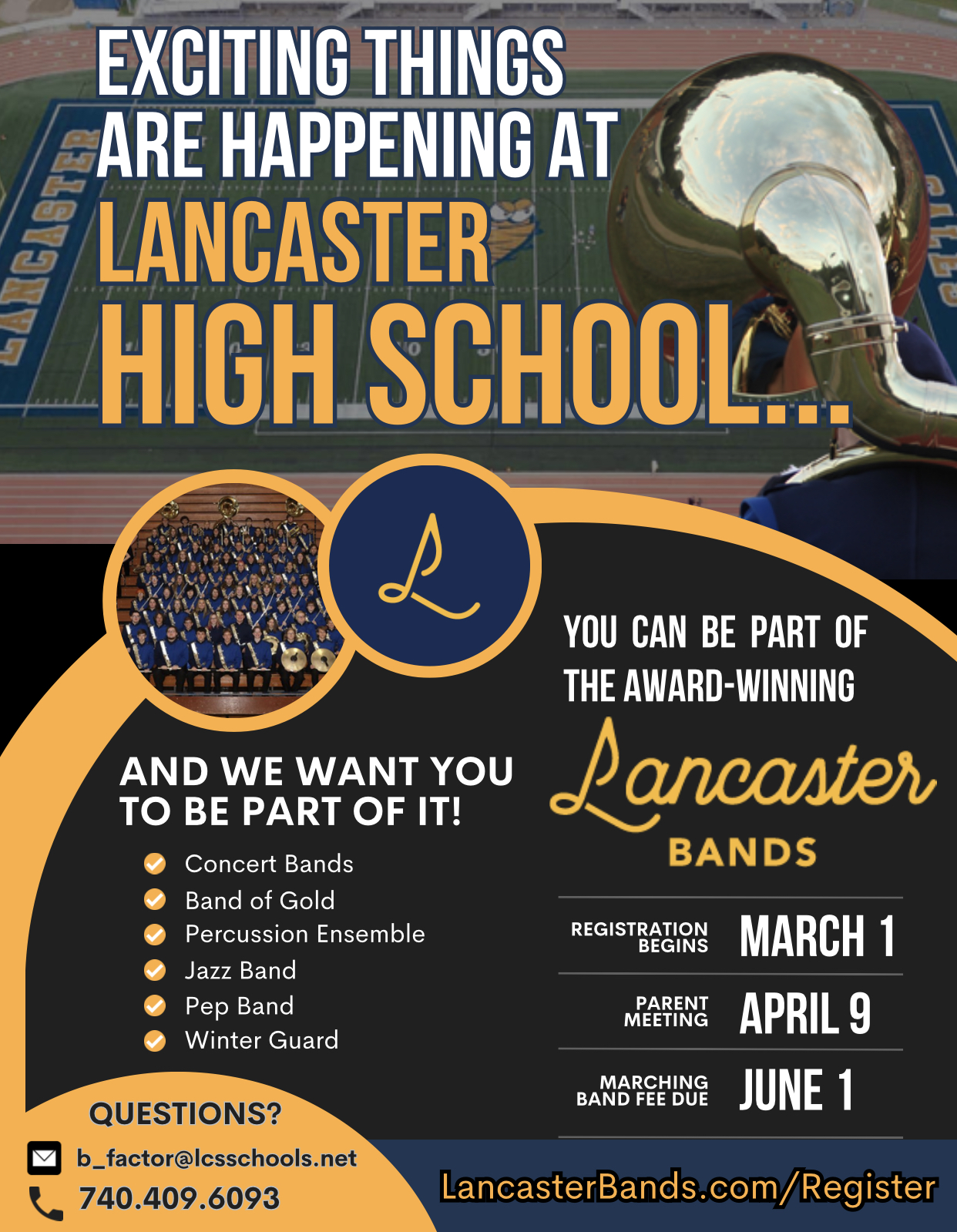 LHS Band Registration – Lancaster City Schools Instrumental Music ...